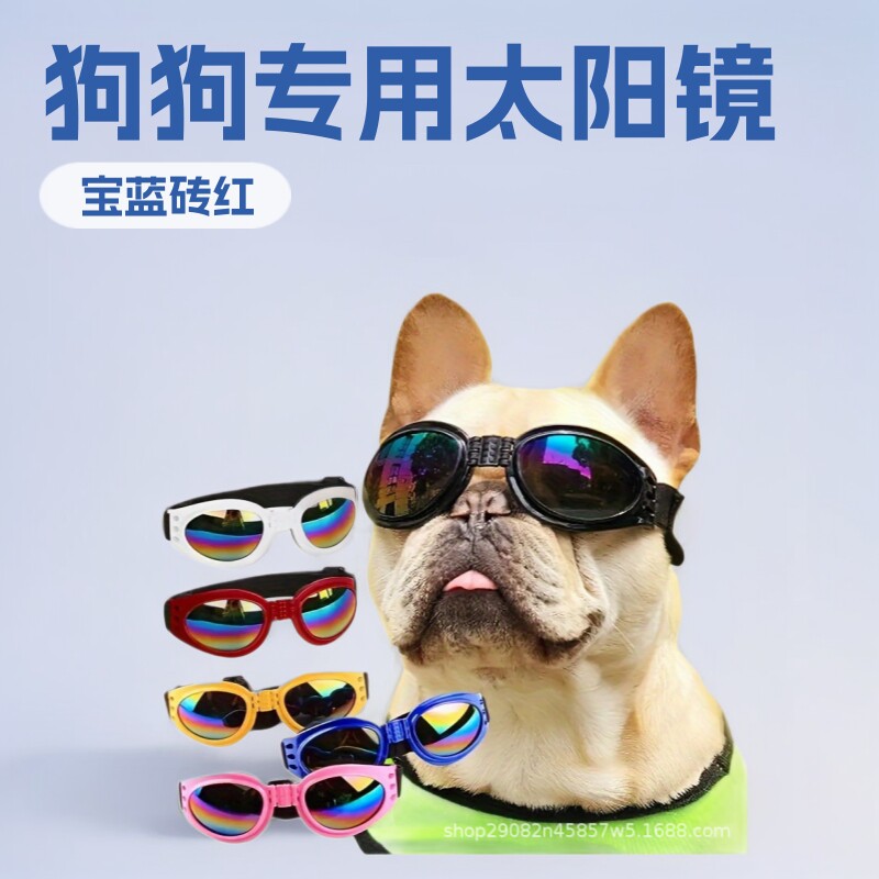 宠物狗眼镜太阳镜防风防晒护目镜泰迪中小型犬法斗宠物猫动物