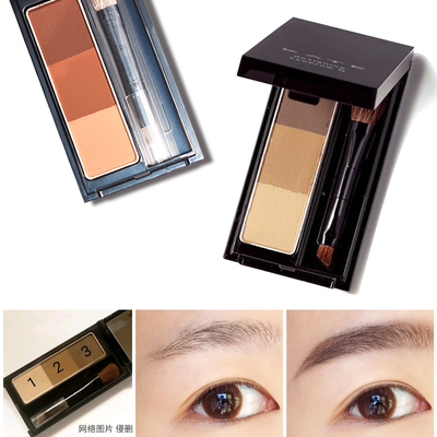 日本三色防水防汗鼻影眉粉现货