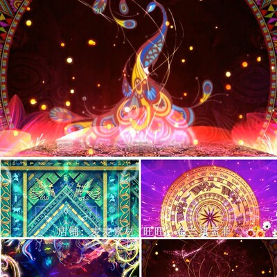 china配乐成品 佤族舞蹈 晚会背景视频  led大屏幕视频 歌曲背景