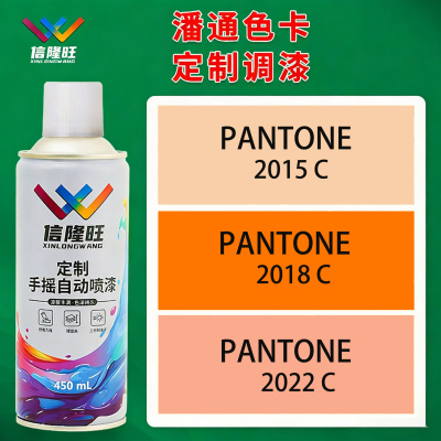 信隆旺潘通色卡2015C/2018C/2022手喷漆电动车改色自喷漆金属油漆
