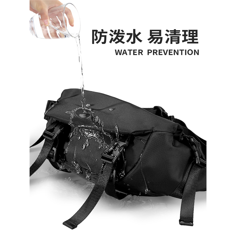 斜挎包男潮牌包包单肩包背包胸包运动腰包休闲时尚小挎包防水户外