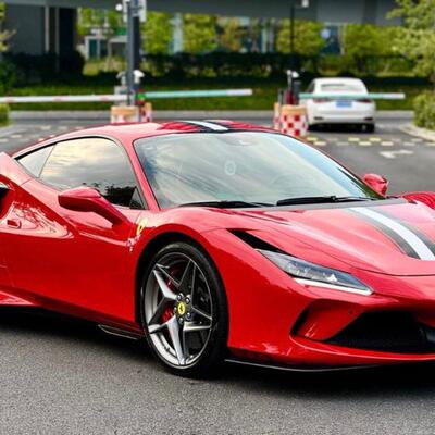 法拉利F8车贴拉花F12 488 458 430引擎机盖个性改装饰彩条车贴纸