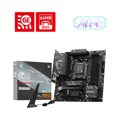 MSI B850M GAMING PRO WIFI6主板支持CPU 9950X/9800X3D/9700X
