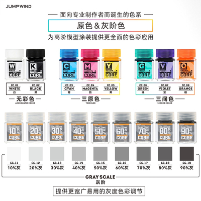 匠域三原色/灰阶色系列CC01-19