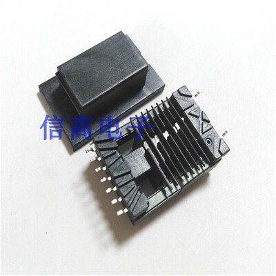 EEL19磁芯骨架卧式多槽贴片7+2针