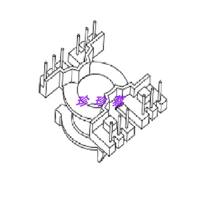 电源电机磁芯骨架PQ2620铁氧体
