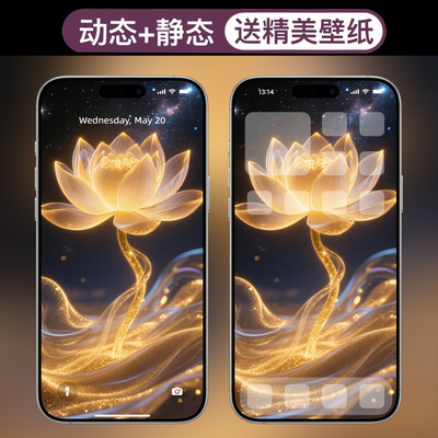 莲花荷花安卓苹果手机高清动态壁纸2K4K8K个性图片视频动态壁纸