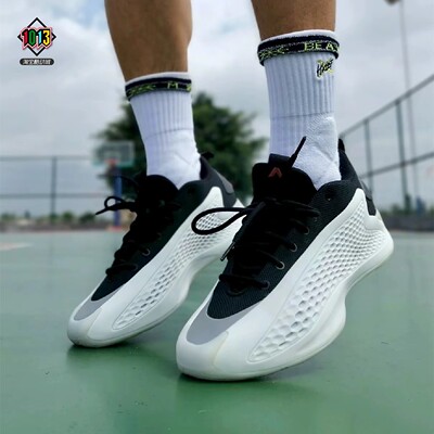 阿迪达斯AE1低帮缓震运动篮球鞋