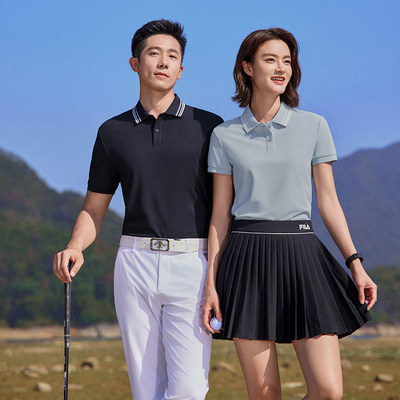 HANLING韩领GF81016无痕珠地短袖POLO衫T恤定制logo速干衣工作服