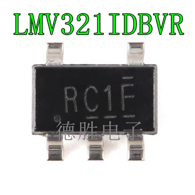 LMV321IDBVR 丝印RC1F  SOT23-5低电压单运算放大器 全新进口芯片