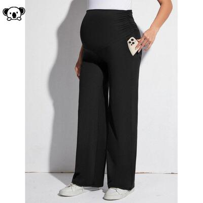 I 85400 Pregnant Women High-Waist Maternity Pants休闲孕妇裤