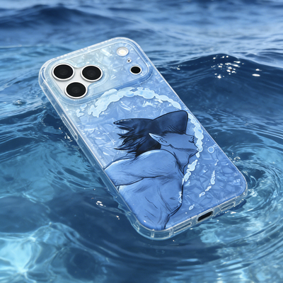 电锯人鲨鱼魔人IMD双层手机壳