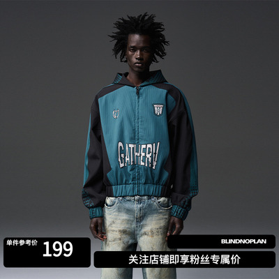 BLINDNOPLAN波点廓形运动外套