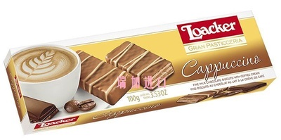 加拿大Loacker威化饼干卡布奇诺