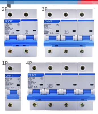 正泰NXB-125 D型C型断路器1P2P3P4P D80A100A125A DZ158升级有货