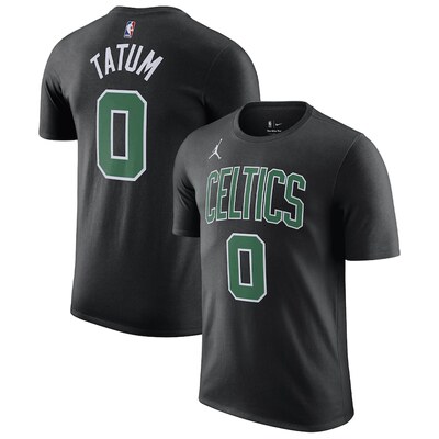 美国代购Jordan凯尔特人队塔图姆T恤球员短袖黑色Jayson Tatum