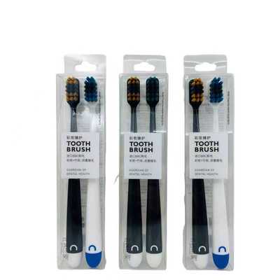 优客印象3007牙刷细丝竹炭软毛护龈洁齿去渍美白情侣家用男女成人