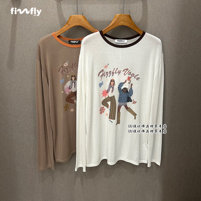 fizzfly |  正品专柜 设计师女装 2026新款 印花长袖T恤衫