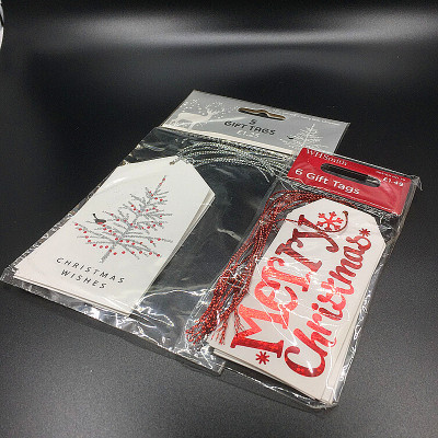 出口圣诞装饰礼物标签挂牌圣诞树