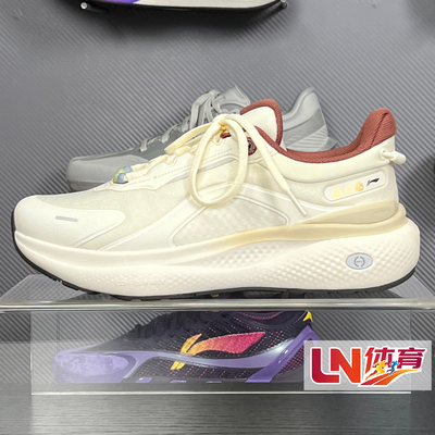 李宁休闲鞋 2026春季新品SOFTPLUS2男女防泼水运动鞋AGLW013/014