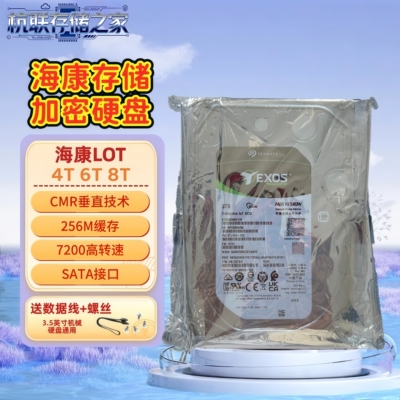 海康8T LOT加密服务器存储硬盘HK728TAH 8TB磁盘阵列ST8000NM017B
