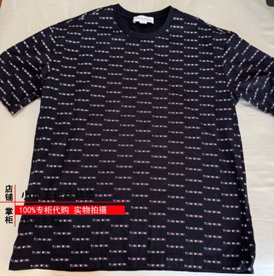 清熊专柜正品夏男装简约百搭圆领满印短袖T恤Tnrw92613Q rw92613Q