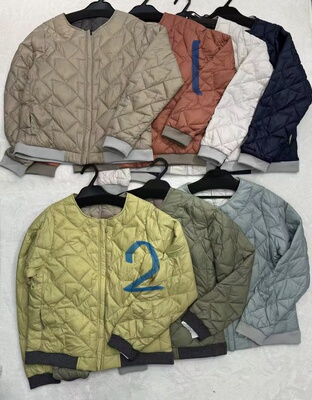 日本burette club(现货)圆领压线轻薄羽绒服