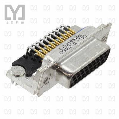 242A19540X【CONN DSUB HD RCPT 26POS R/A SLDR】
