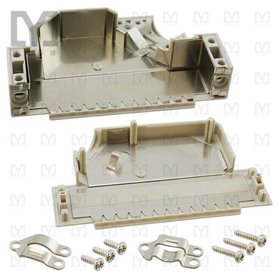 1393738-4【CONN BACKSHELL 37P 37.5DEG SHLD】