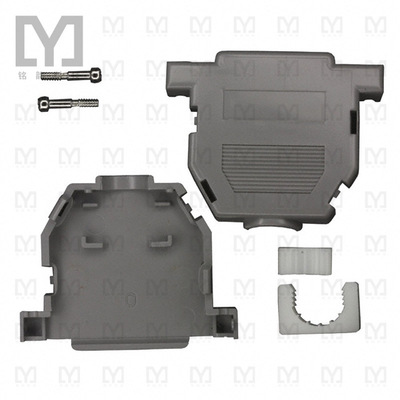 956-025-010R031【CONN BACKSHELL 25POS 180DEG GRAY】