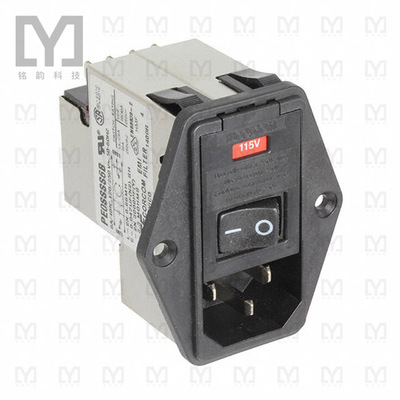 6609929-2【PWR ENT MOD RCPT IEC320-C14 PNL】