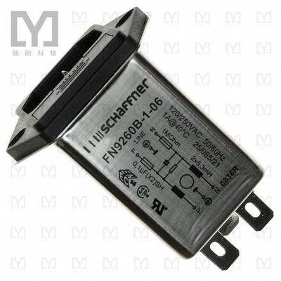 FN9260B-1-06【PWR ENT MOD RCPT IEC320-C14 PNL】