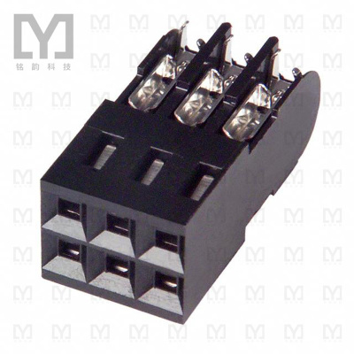 5-102393-1【CONN RCPT 6POS IDC 26-30AWG GOLD】