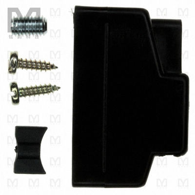 165X10399XE【CONN BACKSHELL 15POS 180DEG BLK】