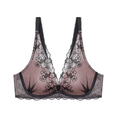 A7/戴家，性感舒适有钢圈小胸聚拢升杯女士水盈杯文胸16-8858