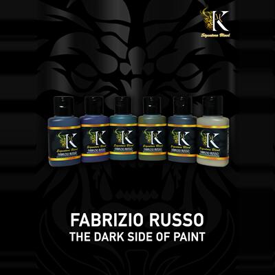 KIMERA KOLORS KK俄罗斯巴萨丙烯颜料套6色 国外大师签名套装30ML