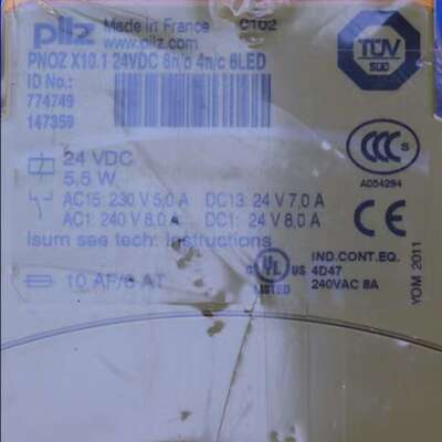 {议价}PILZ皮尔兹安全继电器PNOZ 1 24VAC 77560