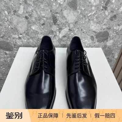 LOUIS VUITTON路易威登男士经典款德比鞋皮鞋侧面logo商务休皮鞋