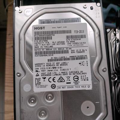 02351KEL  5500V3存储拆机 4T SAS 3.5寸存储硬盘