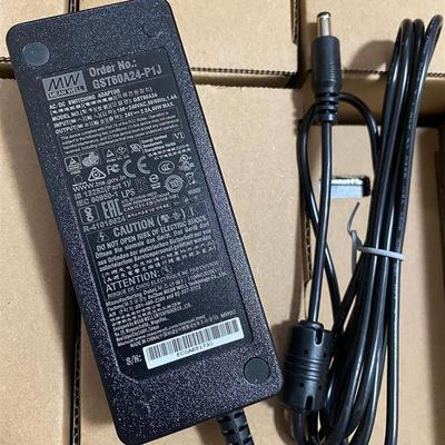 北京发货 GST60A24-P1J台湾明纬 24V2.5A  电源适配器