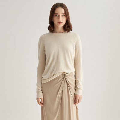 德凯佳2025春夏新款羊绒衫