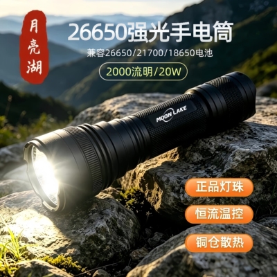2000LM兼容26650，21700和18650
