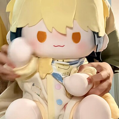 vein夏斐时光代理人40CM棉花娃娃可爱坐姿玩偶动漫属性衣服礼物