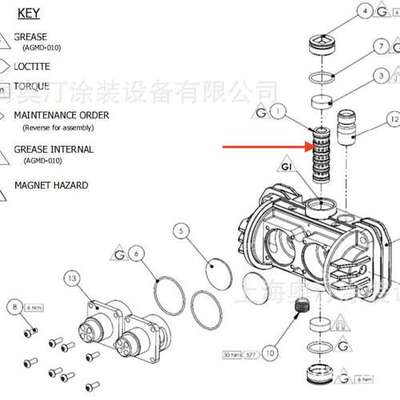 0115-010015滑阀 MAPLE泵 BINKS 宾克斯 MAPLE 0115-010016 17 49