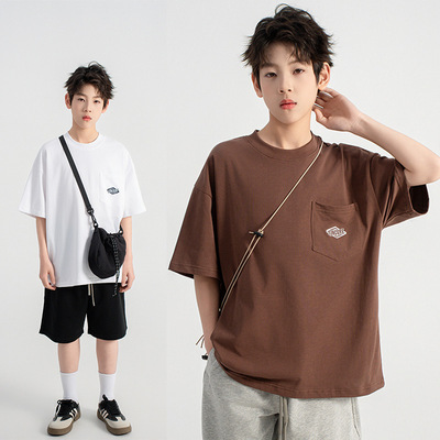 高中生t恤190码亲子纯棉半袖大码