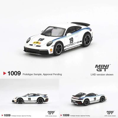 现货 MINIGT 1009 1:64 保时捷 达喀尔 911 Rally 1974 合金车模
