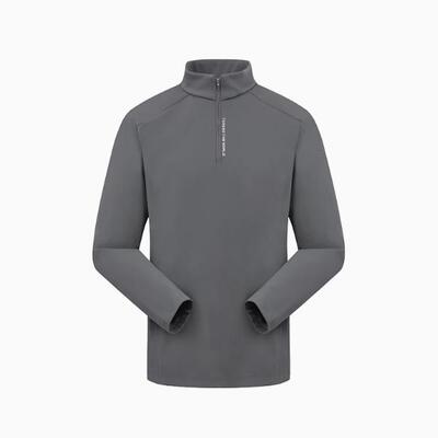 探路者长袖T恤男女秋冬新款户外舒适立领上衣TAJJBM91722/92723