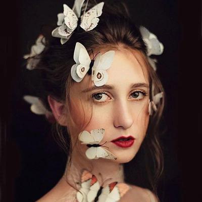 12/15pcs Multiple Sizes Butterfly Barrettes Hair Clips Pins