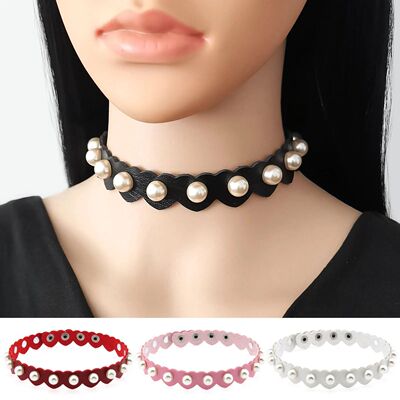 Punk Harajuku Personaliy nd Imiaion pearl Wavy shape Rives L