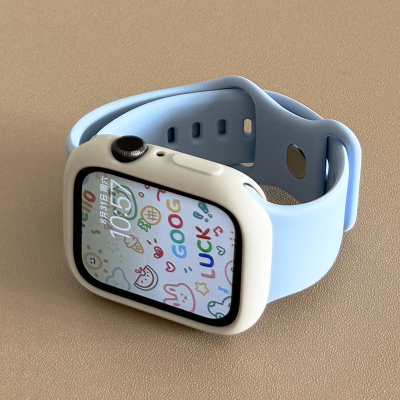 拼色软壳硅胶适用iwatch表带